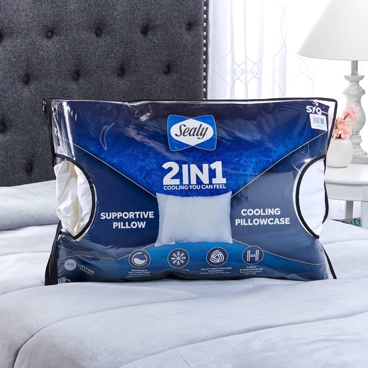 Click here for Sealy 2-in1 Cooling Pillow & Pillowcase prices