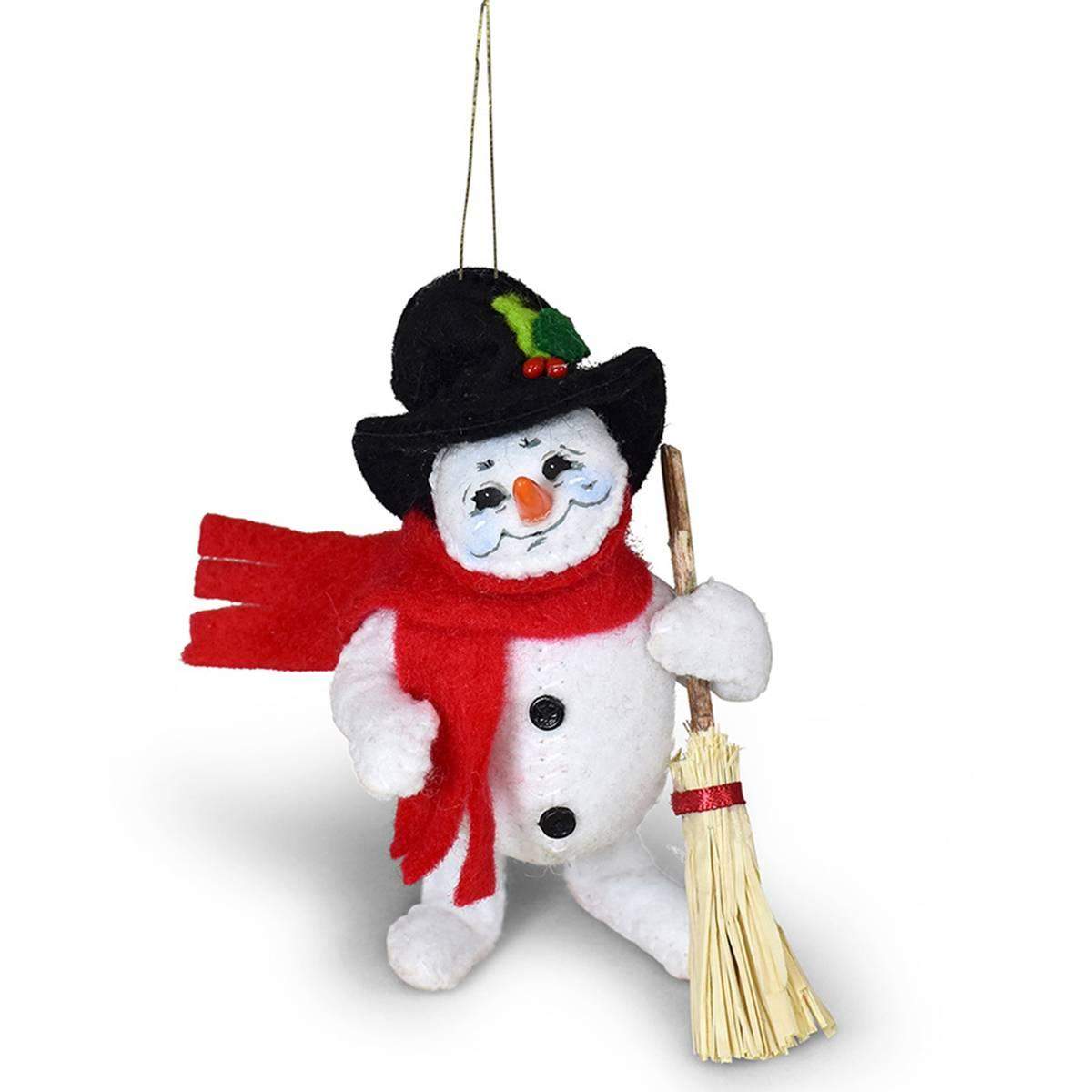 Click here for Annalee Snowy Day Snowman with Broom Ornament prices