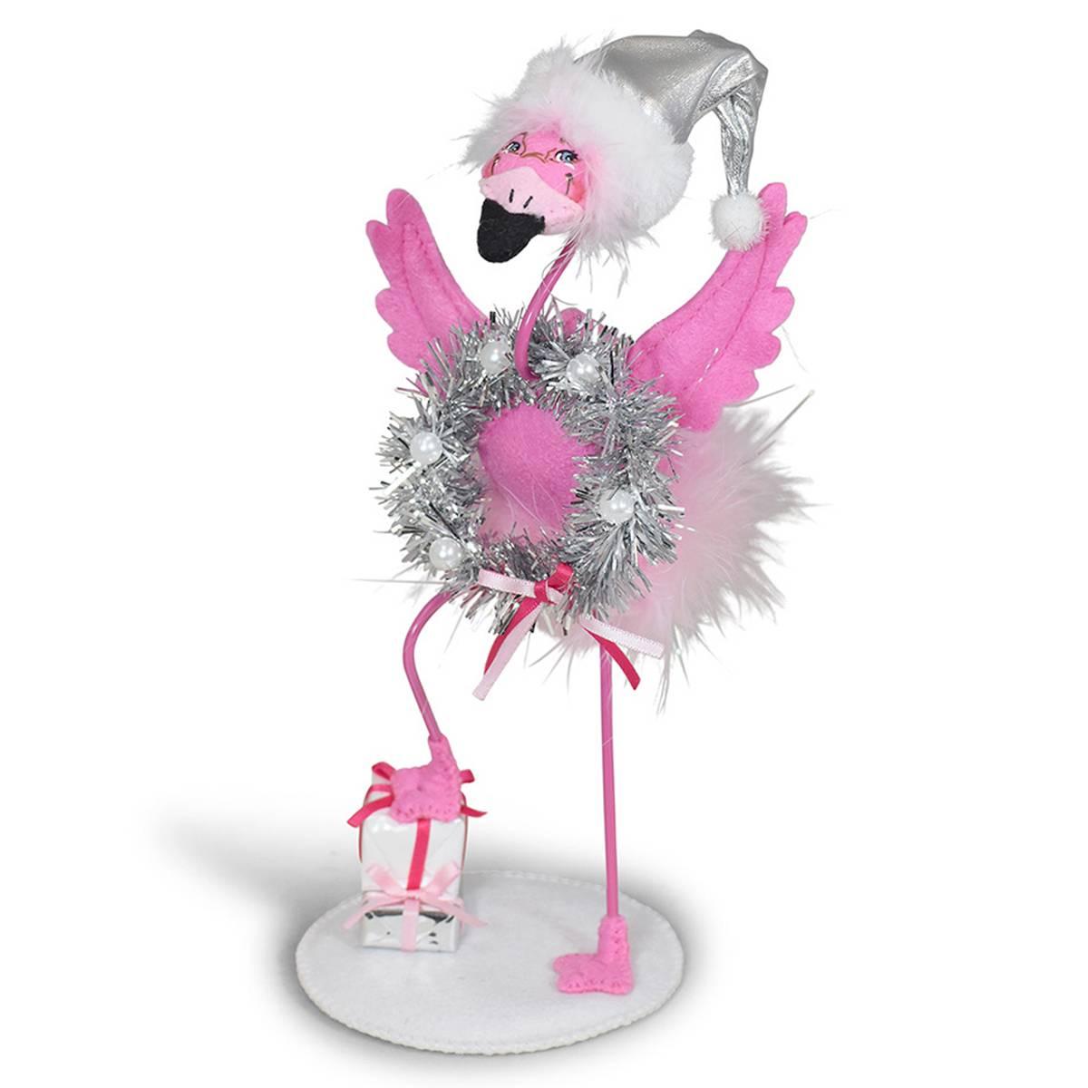 Click here for Annalee Dreamy Christmas Flamingo with Silver Hat... prices