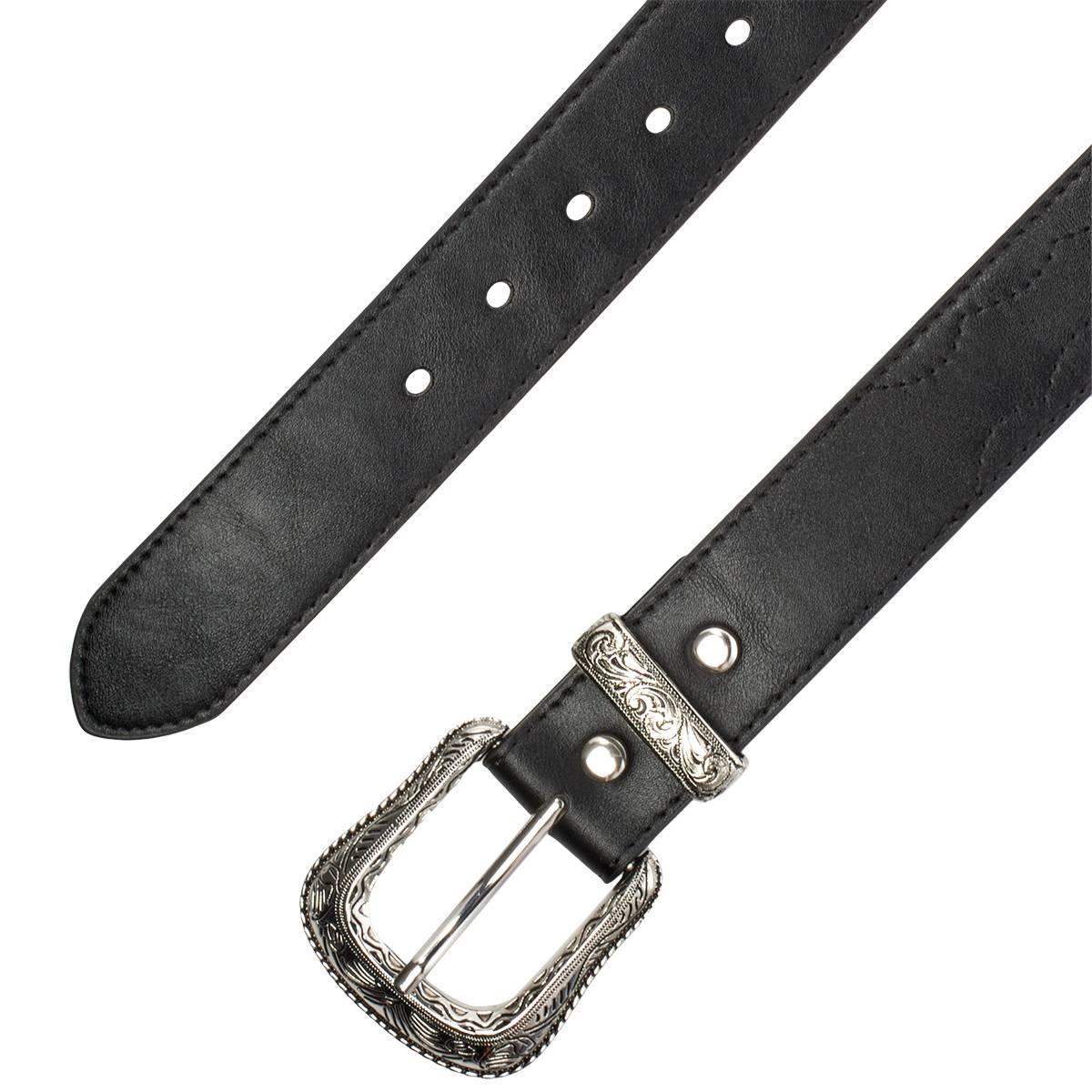 Click here for Mens Wrangler 38mm Split Cut Edge Belt with Etched... prices