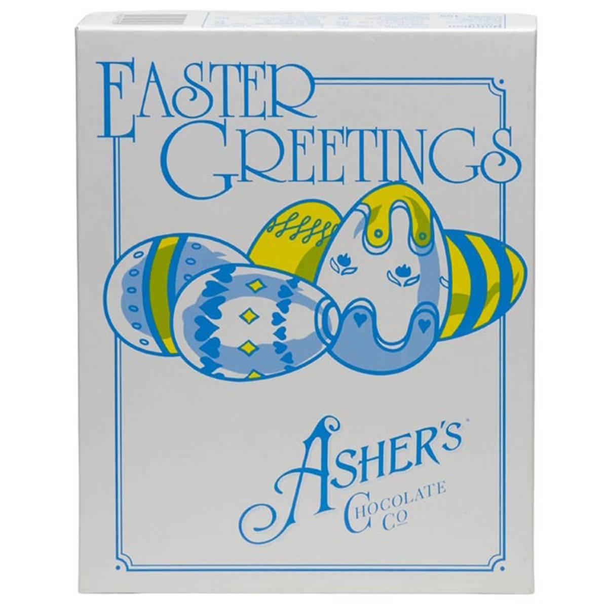 Click here for Ashers Chocolate Co. White Coated Peanut Butter Eg... prices