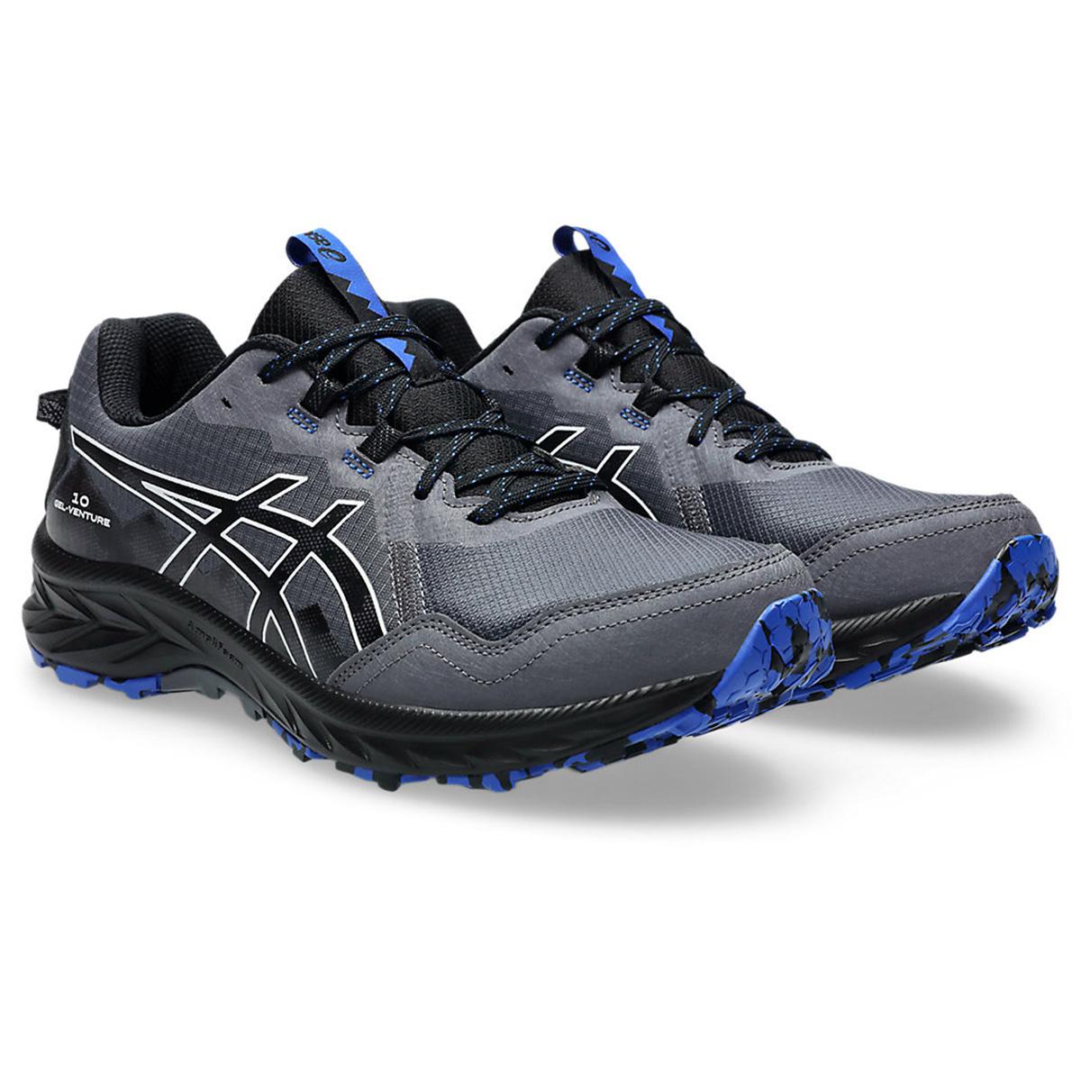 Asics Mens Gel-Venture 10 Trail Running Sneakers from Finish Line - Carrier Gray  Black