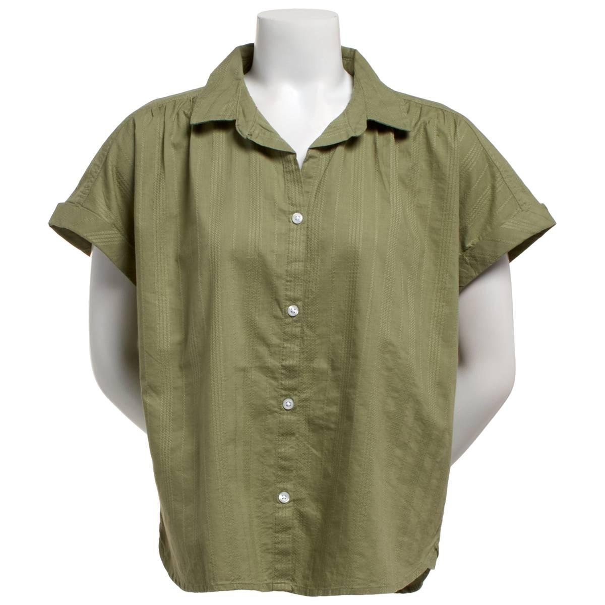 Click here for Womens beachlunchlounge Dawson Short Sleeve Dobby... prices