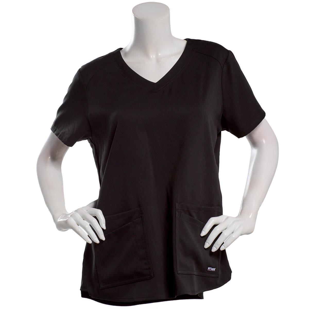 Click here for Womens Greys Anatomy Short Sleeve 4-Pocket V-Neck... prices