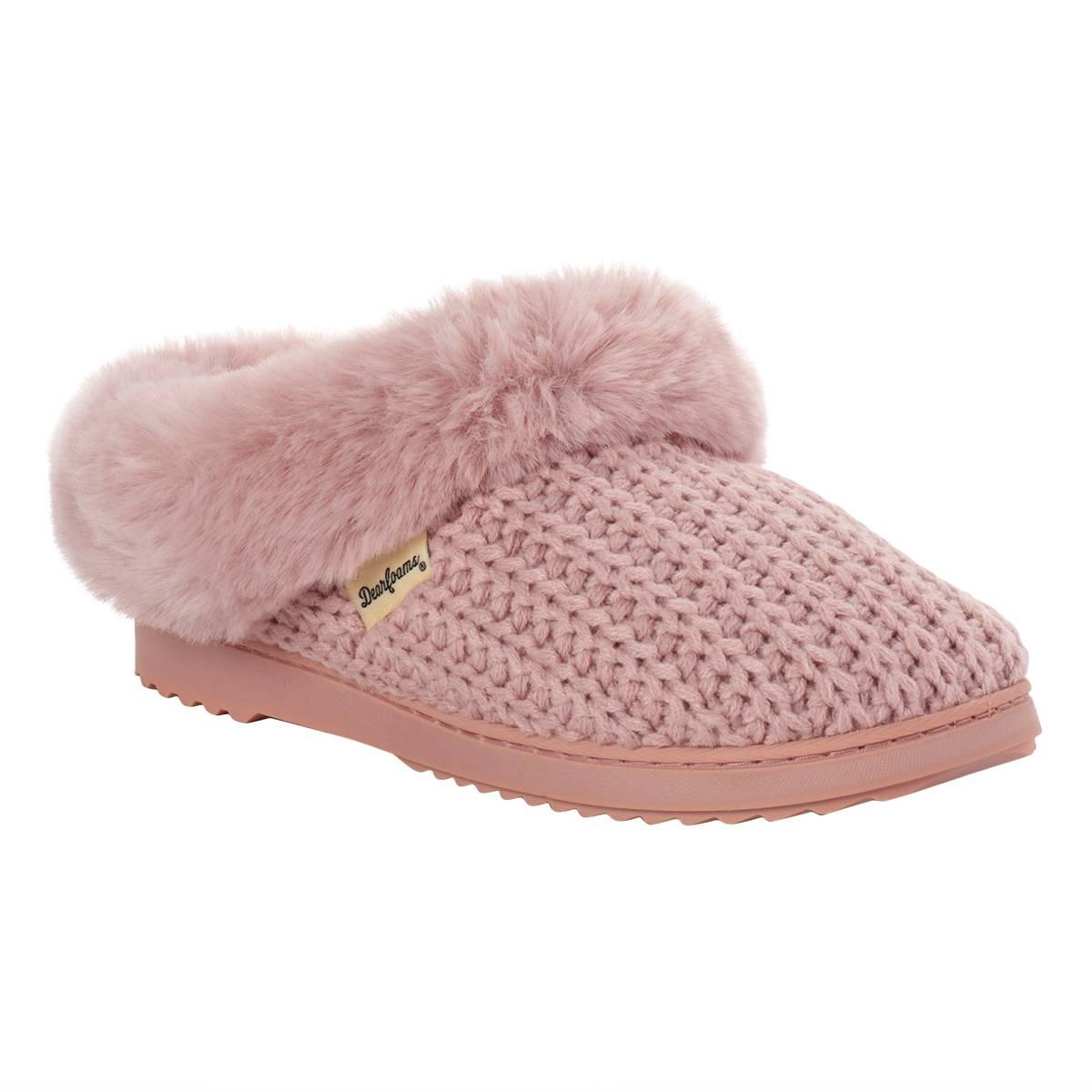 Click here for Womens Dearfoams Hannah Knit Clog Slippers prices
