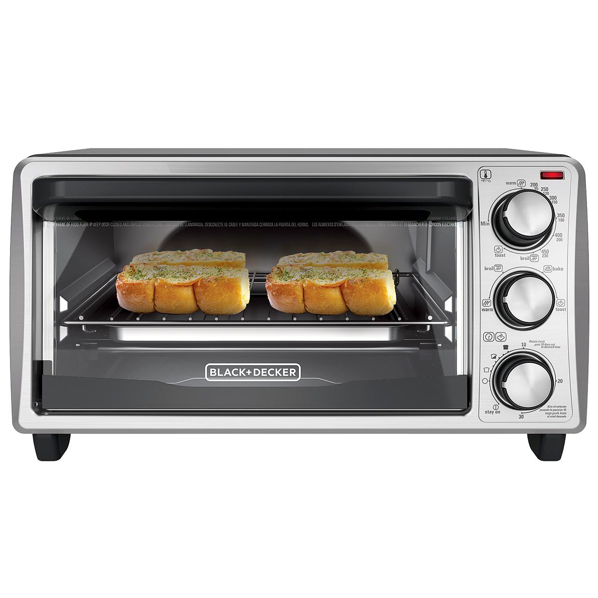 Click here for Black & Decker 4-Slice Toaster Oven - TO1356SG prices