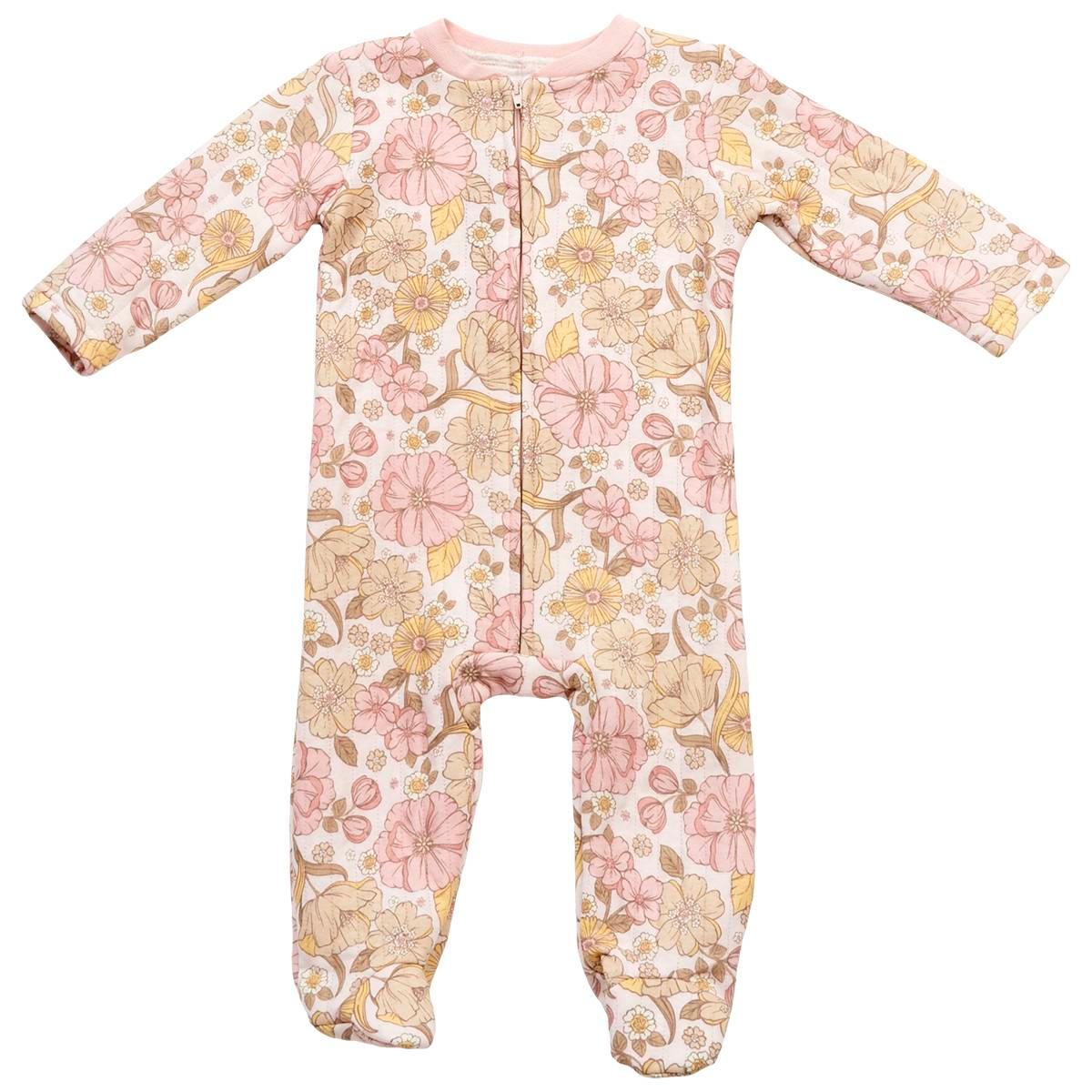 Click here for Baby Girl (NB-9M) Chick Pea(R) Quilted Floral Foot... prices
