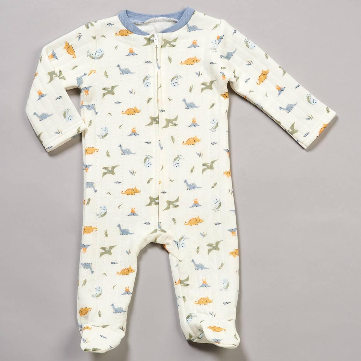 Click here for Baby Boy (NB-9M) Chick Pea(R)  Dino Quilted Footed... prices