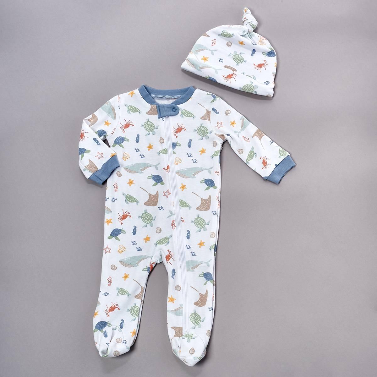 Click here for Baby Boy (NB-9M) Kyle & Deena(R) Sea Creature Foot... prices
