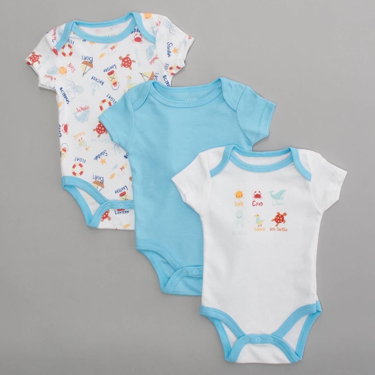 Click here for Baby Boy (NB-9M) Le Top(R) 3pk. Short Sleeve Sea L... prices