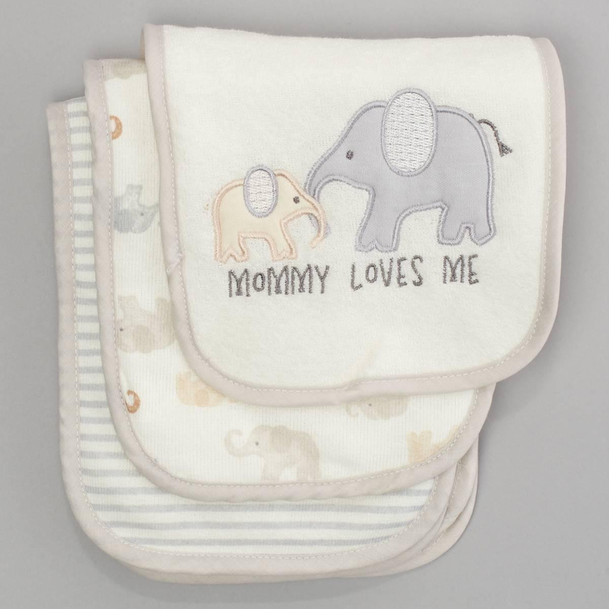 Click here for Baby Unisex Le Top(R) 3pk. Mom Loves Me Elephant B... prices