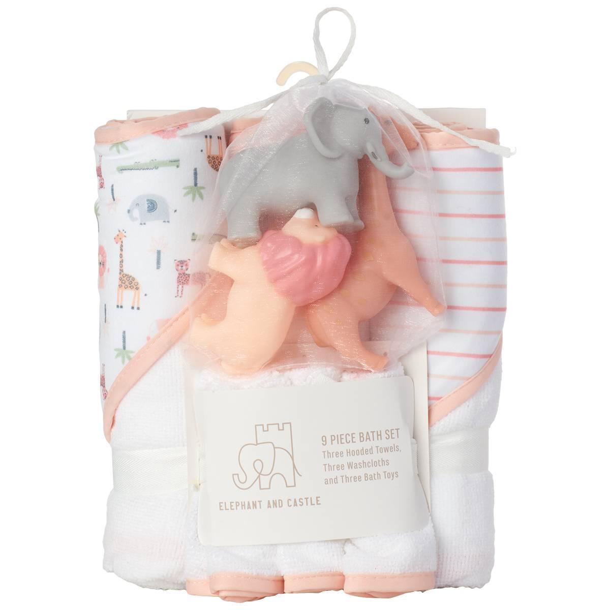 Click here for Elephant and Castle 9pc. Safari Bath Set with Toys prices
