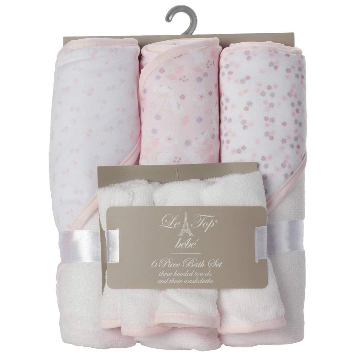 Click here for Le Top(R) 6pc. Pink Daises Bath prices