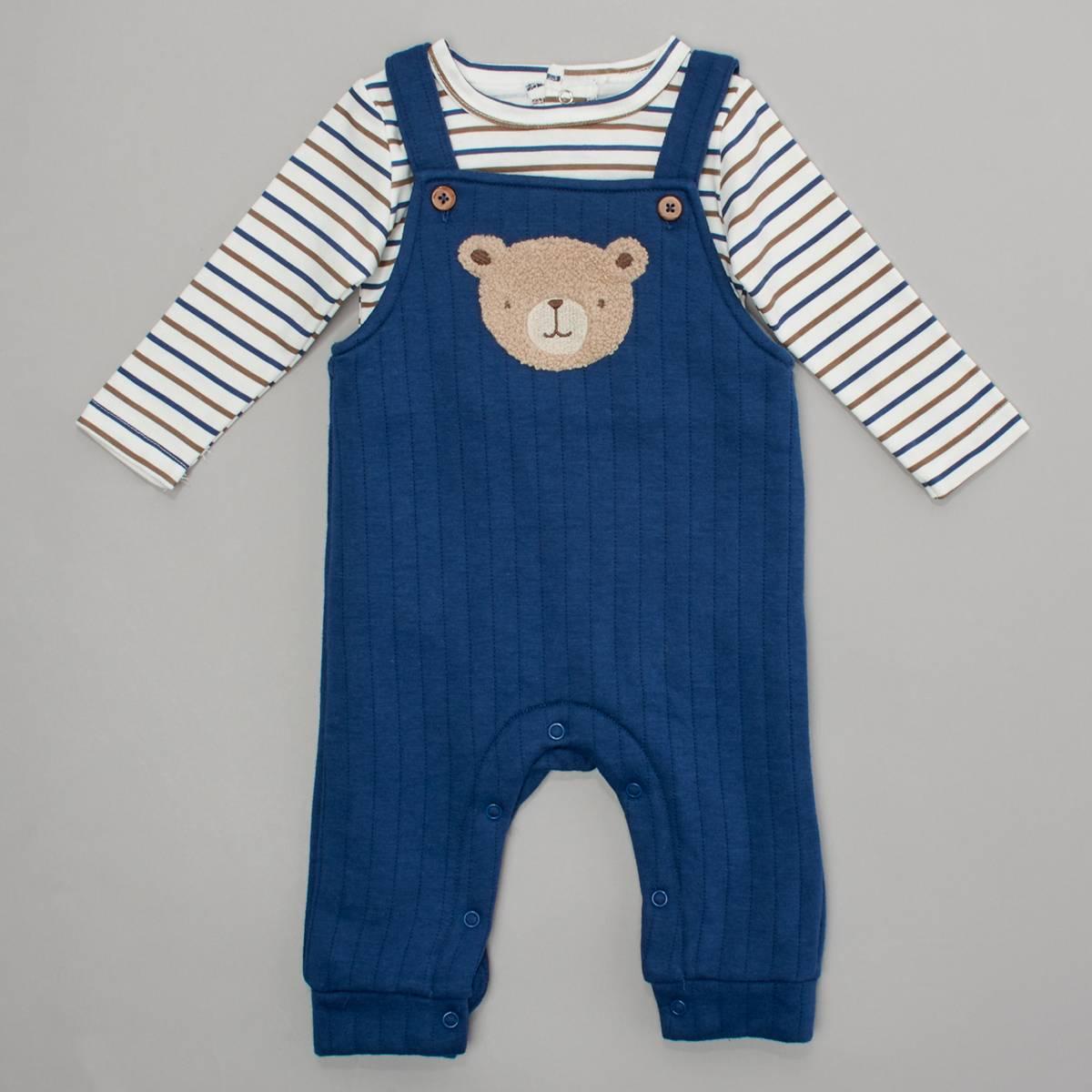 Click here for Baby Boy (NB-9M) Chick Pea(R) 2pc. Bear & Stripe Q... prices