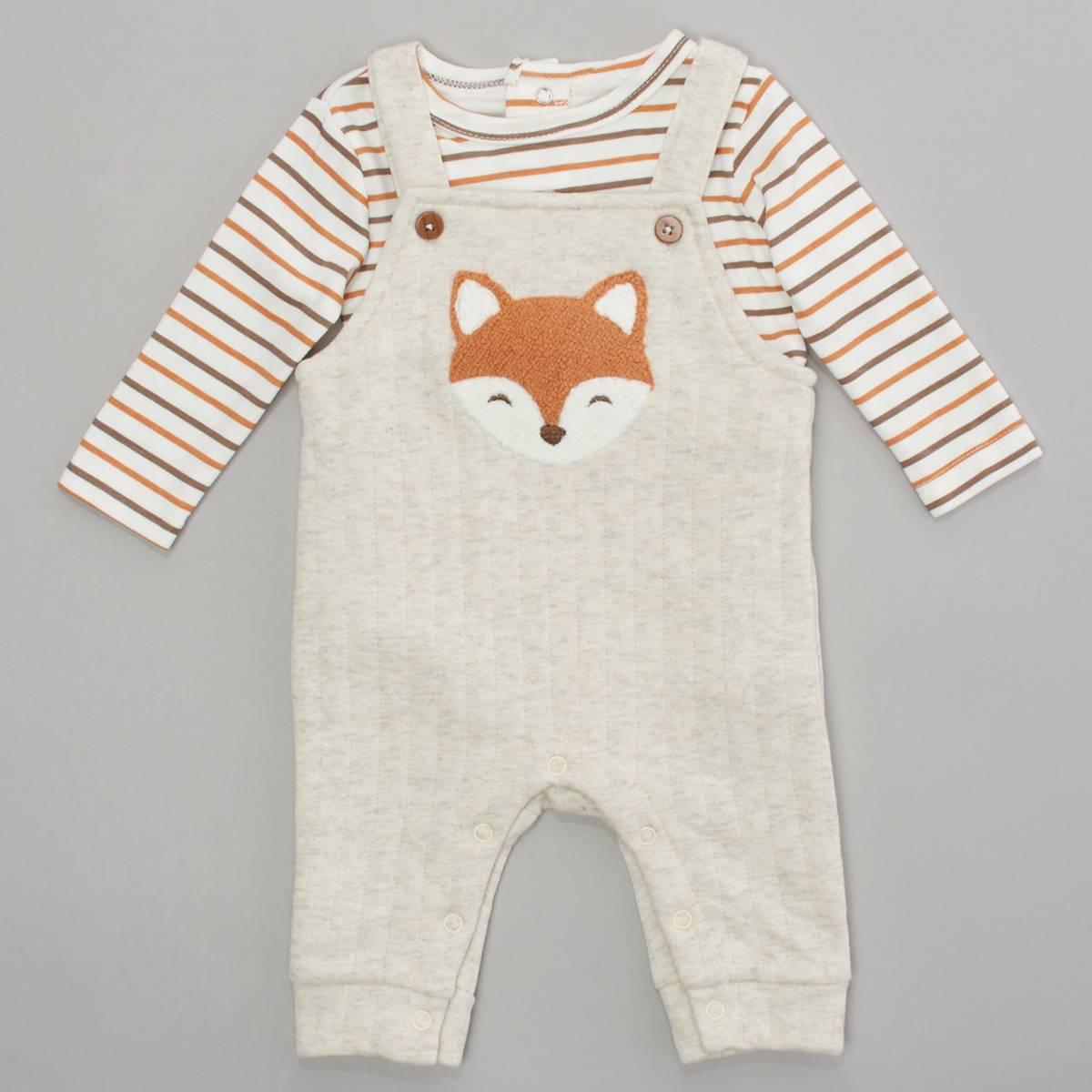 Click here for Baby Boy (NB-9M) Chick Pea(R) 2pc. Fox & Stripe Ov... prices
