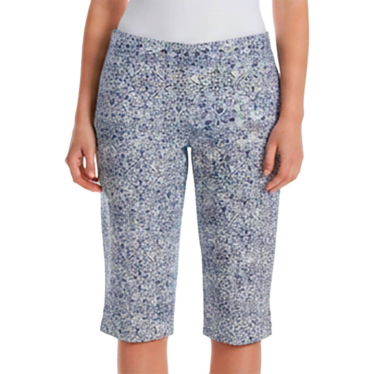 Click here for Womens Briggs Millennium Abstract X-Hem Capris prices