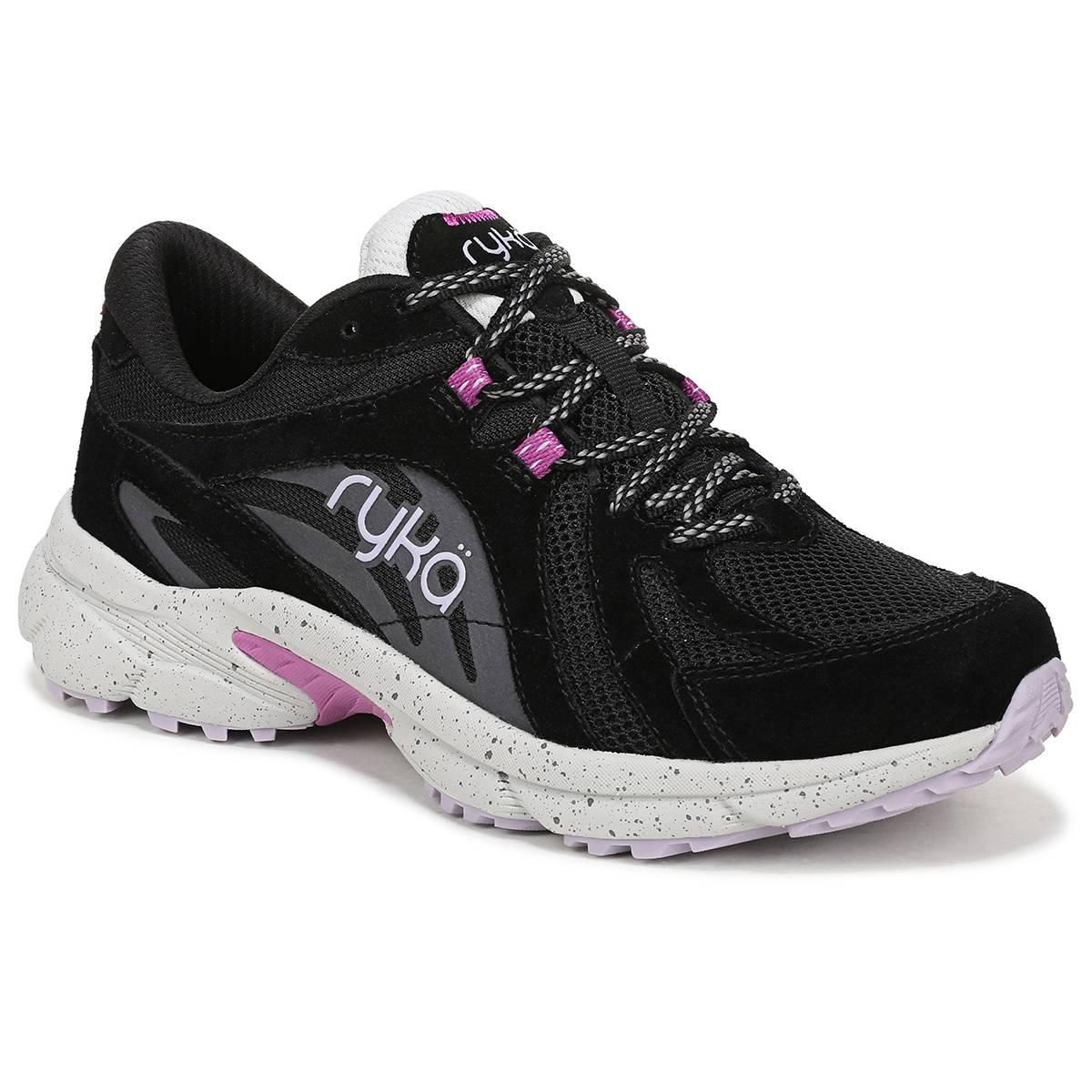 Ryka Womens Skylift Tr Trail Walking Sneakers - Paloma Grey Suede/Mesh