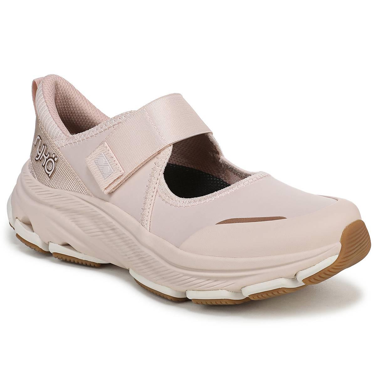 Ryka Womens Devotion Max Mary Jane Walking Sneakers - Black Fabric