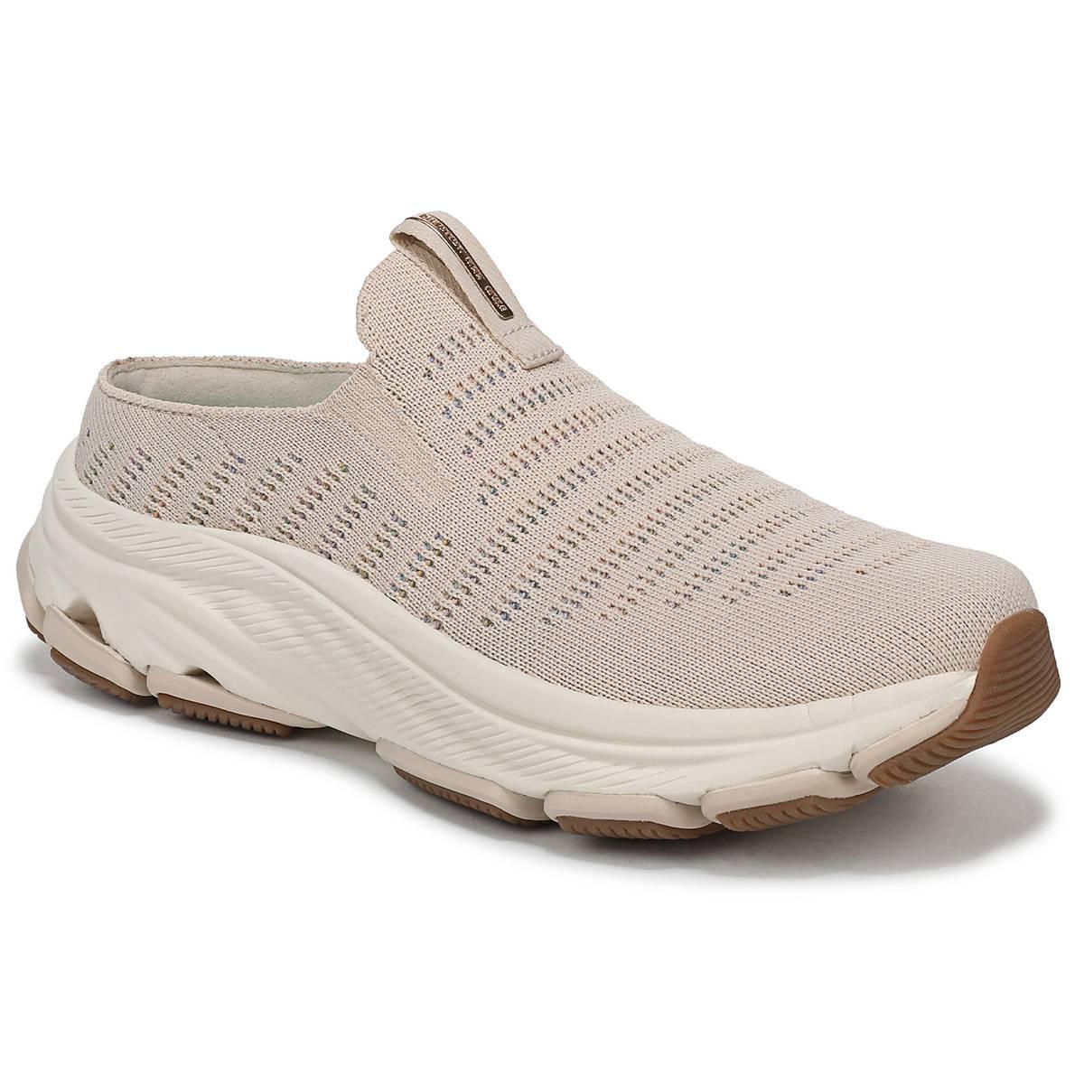 Ryka Womens Devotion Max Mule Slip-On Shoes - Tapioca Beige Knit Fabric