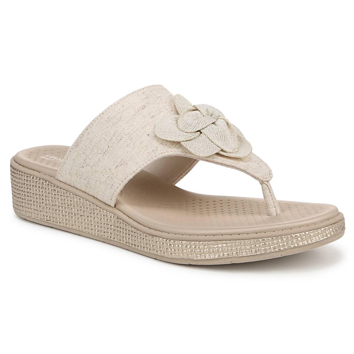 Click here for Womens LifeStride Bloom Wedge Thong Sandals prices