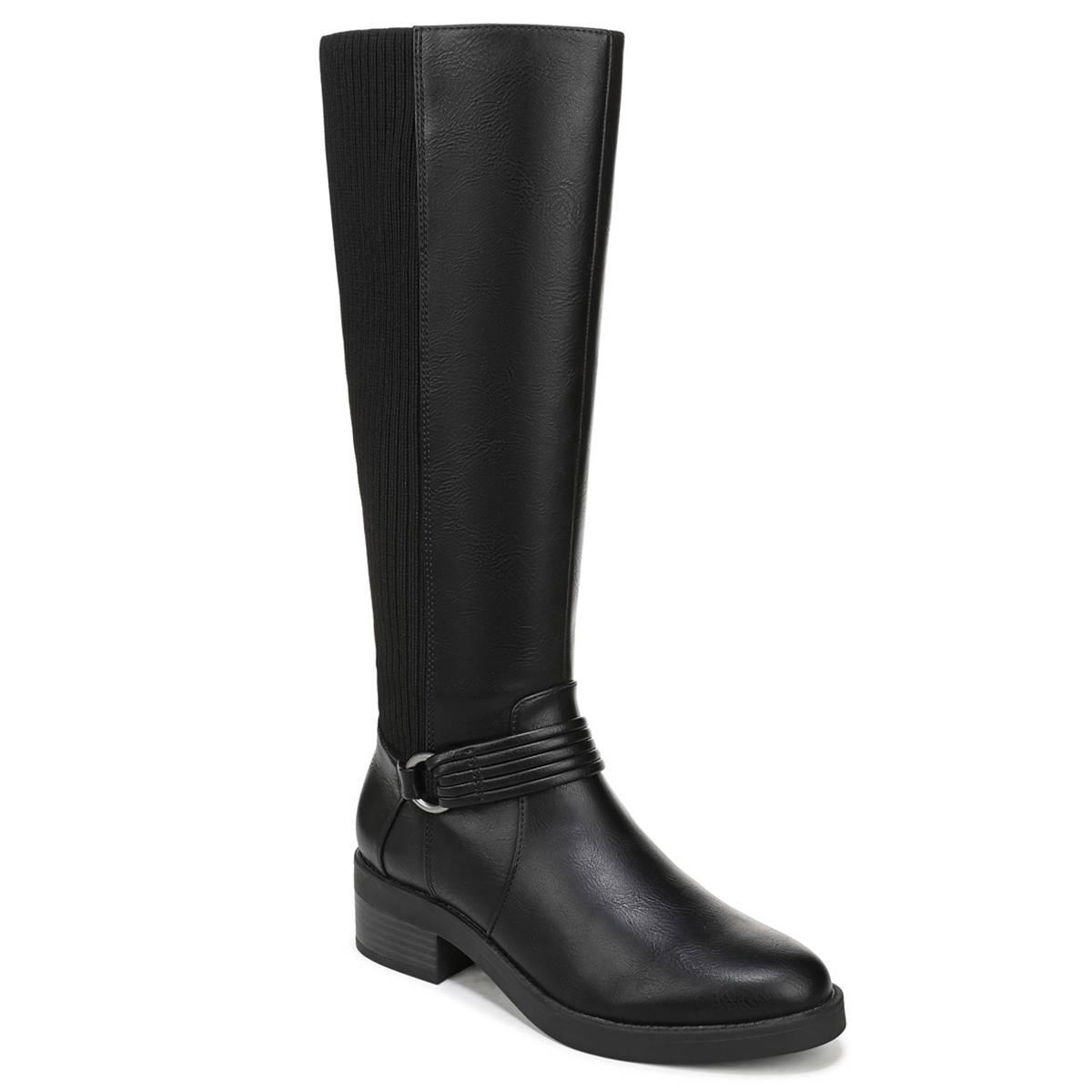 LifeStride Brighton Round Toe Tall Boots - Black