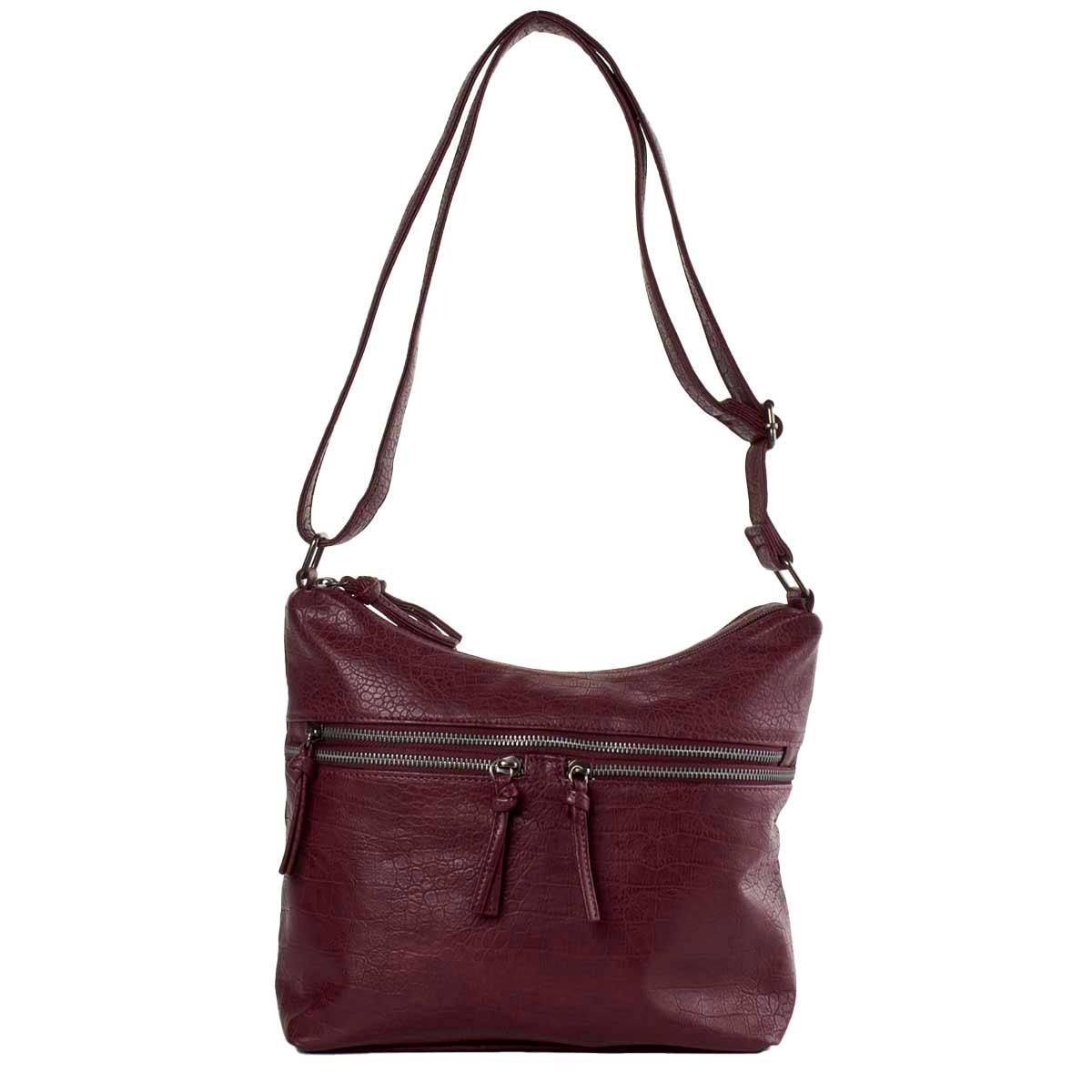 Click here for Bueno Waxy Crocodile Wash Hobo prices