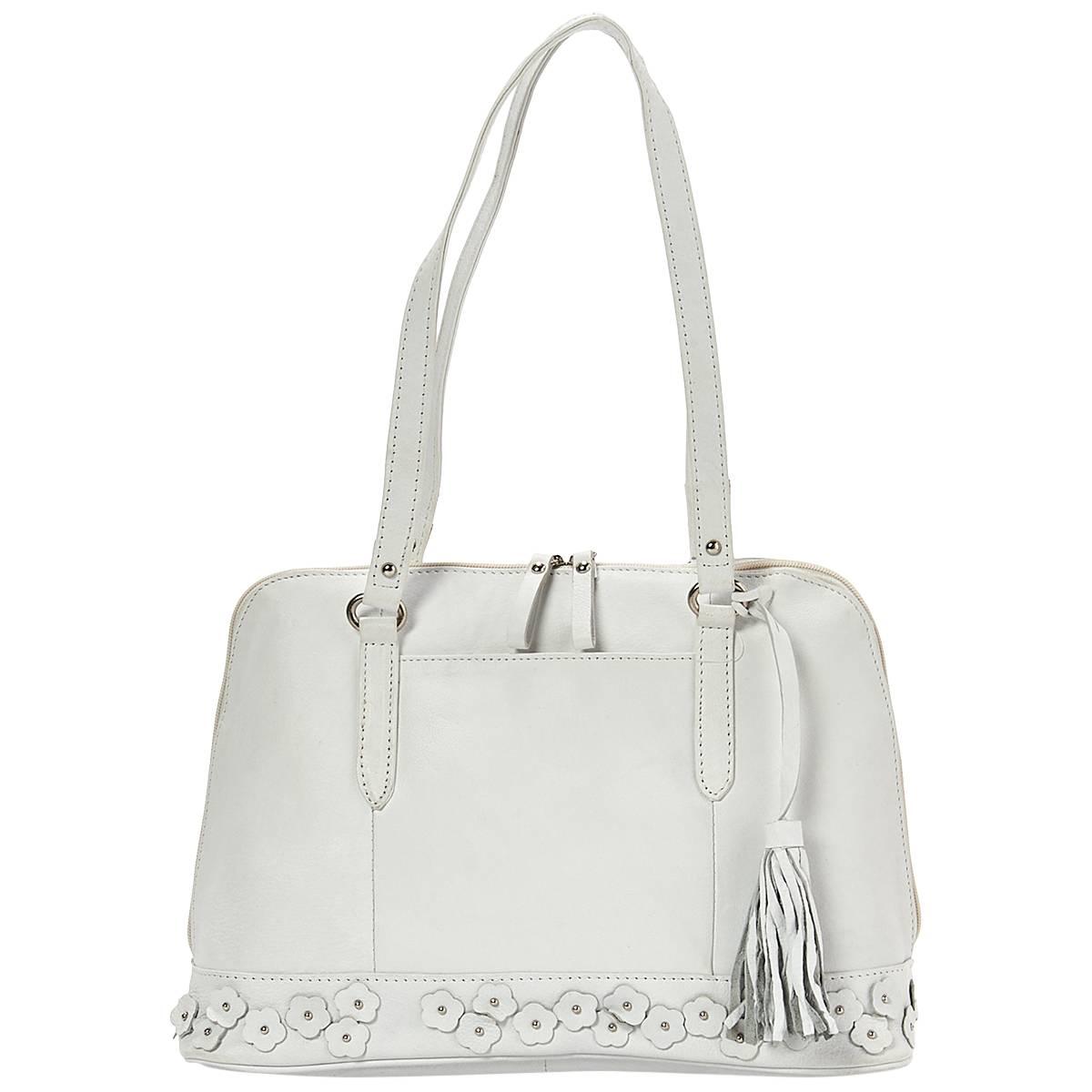 Click here for Great American Leatherworks Flower Applique Satche... prices