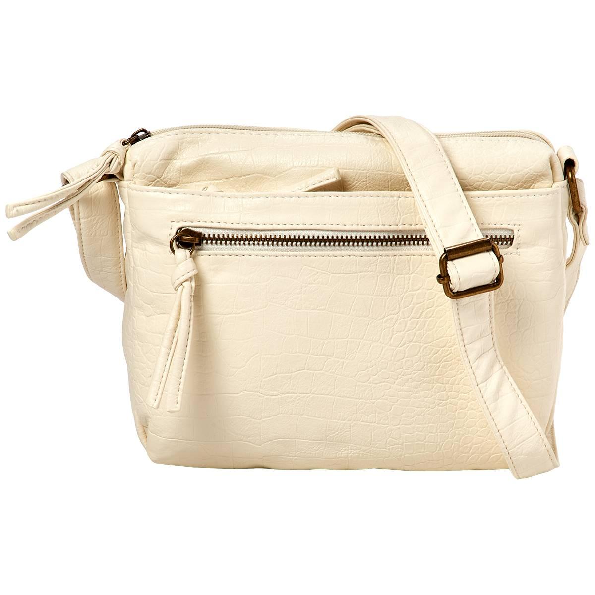 Click here for Bueno Waxy Croc Wash Crossbody prices