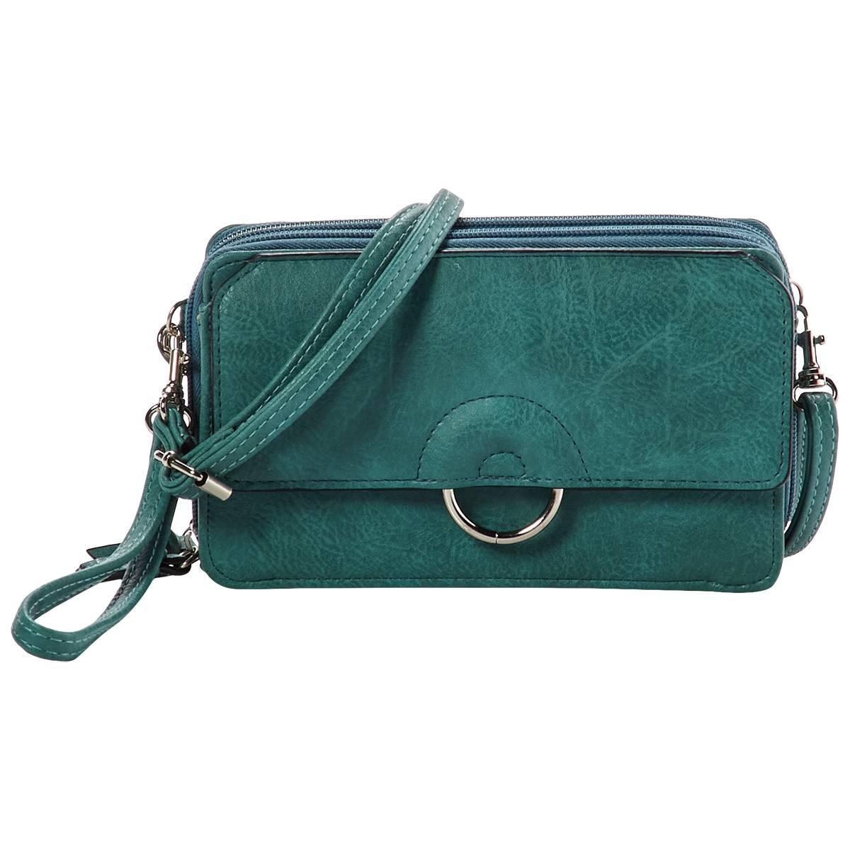 Click here for Bueno Waxy Calf Ring Wallet on a String prices