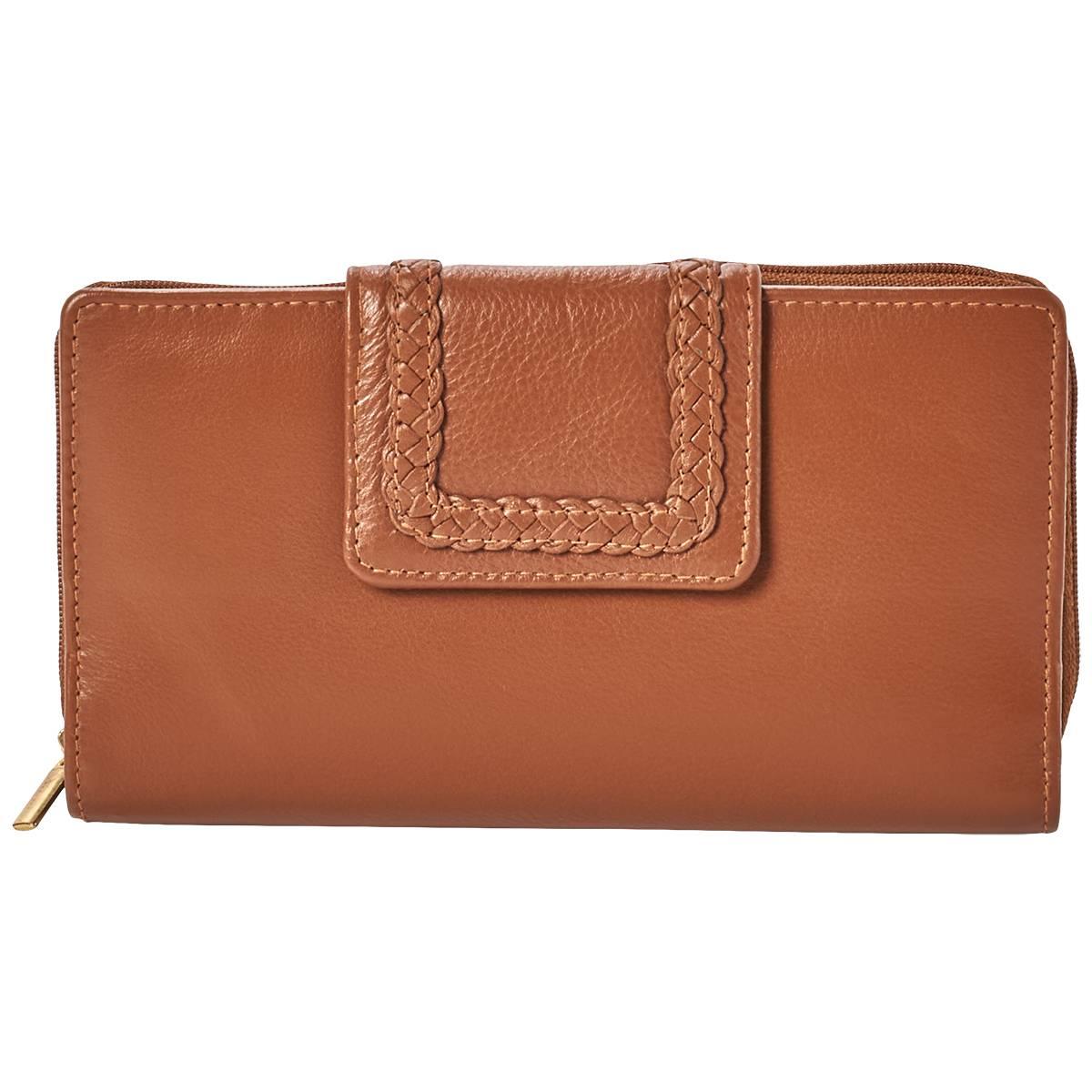 Click here for Womens Great American Leatherworks Tab Zip Clutch... prices