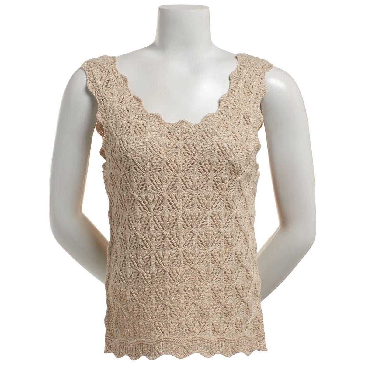 Click here for Juniors A. Byer Crochet Scalloped Sweater Tank Top prices