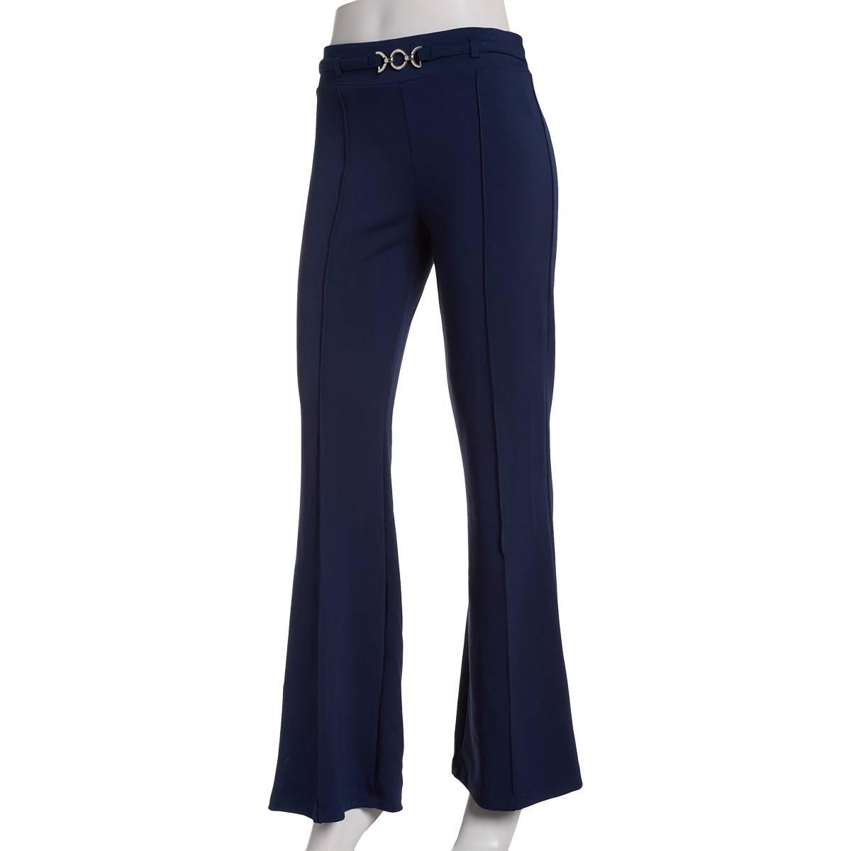 Bcx Juniors Solid Pull-On Belted Pants - Navy
