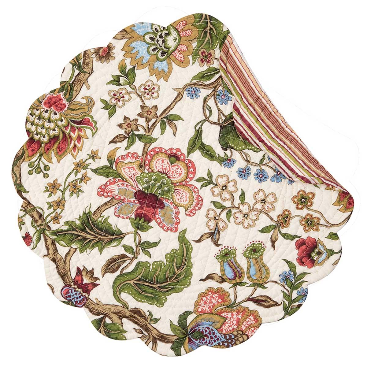 Click here for Amara Quilted Round Reversible Placemat prices