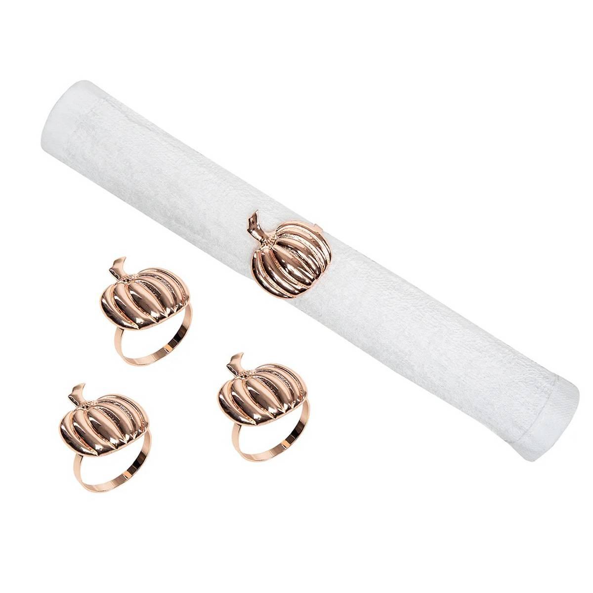 Click here for S/4 Copper Pumpkin Napkin Ring prices