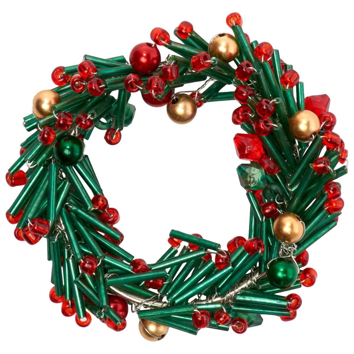 Click here for Round Glass Beeded Napkin Ring prices