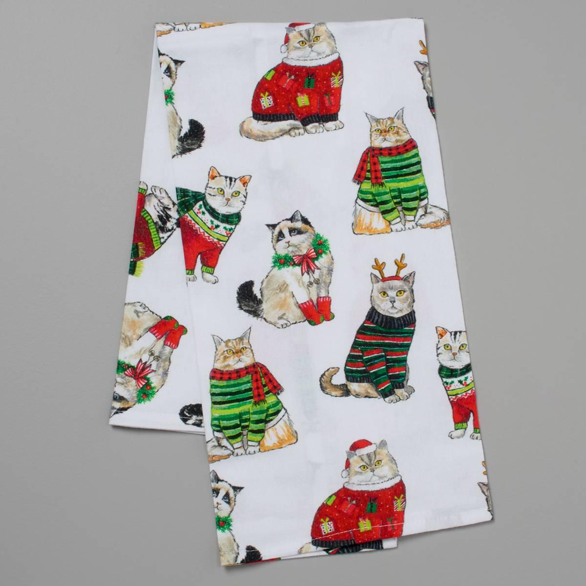 Click here for Cat Christmas Kitchen Towel prices