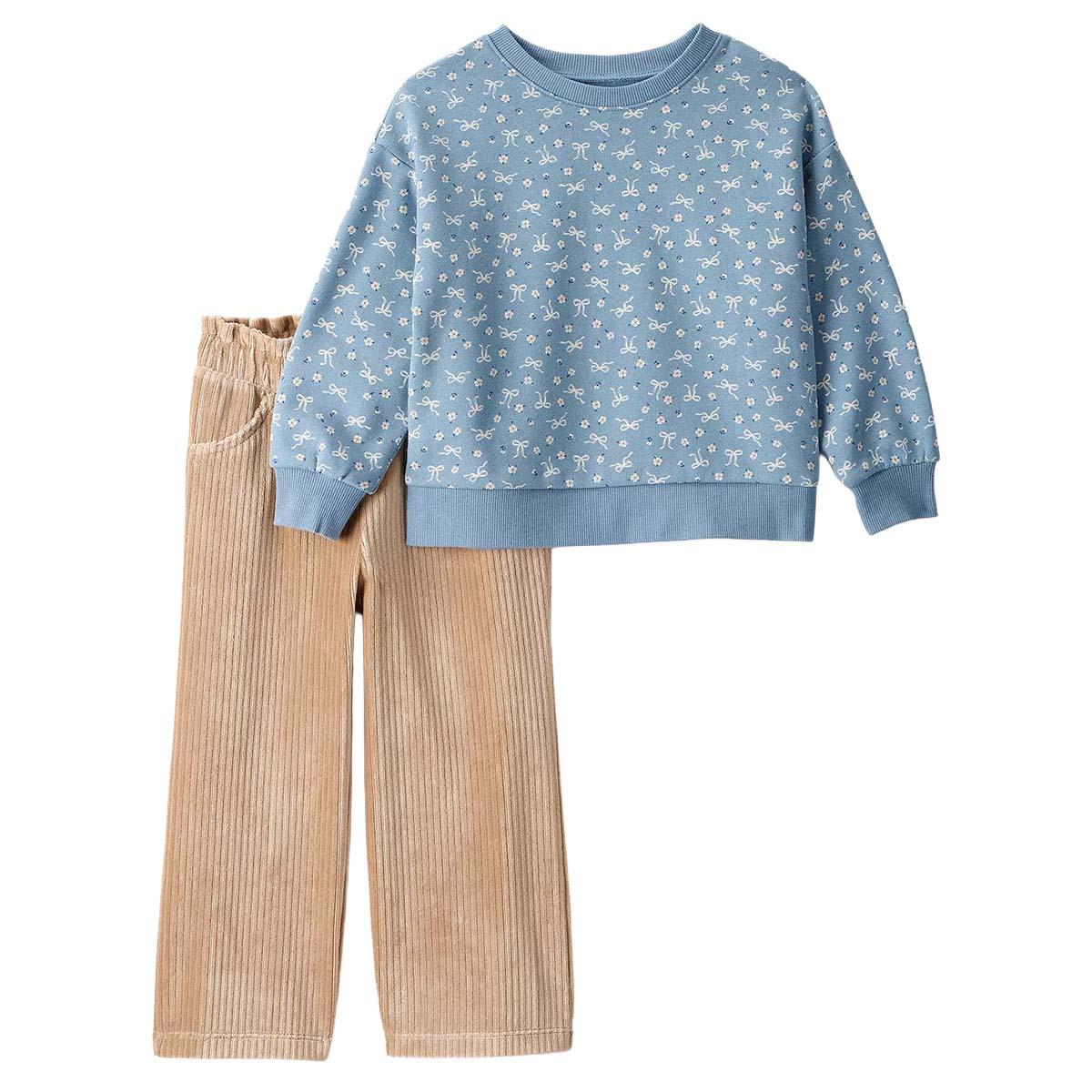 Click here for Toddler Girl Carters(R) Bow Crewneck & Corduroy Wi... prices