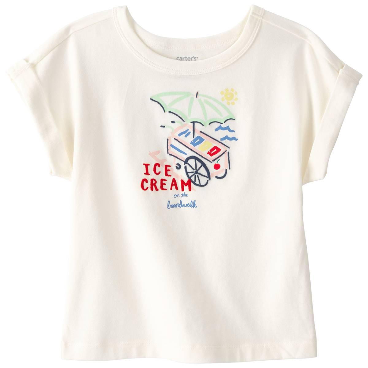 Click here for Toddler Girl Carters(R) Ice Cream On Boardwalk Tee prices
