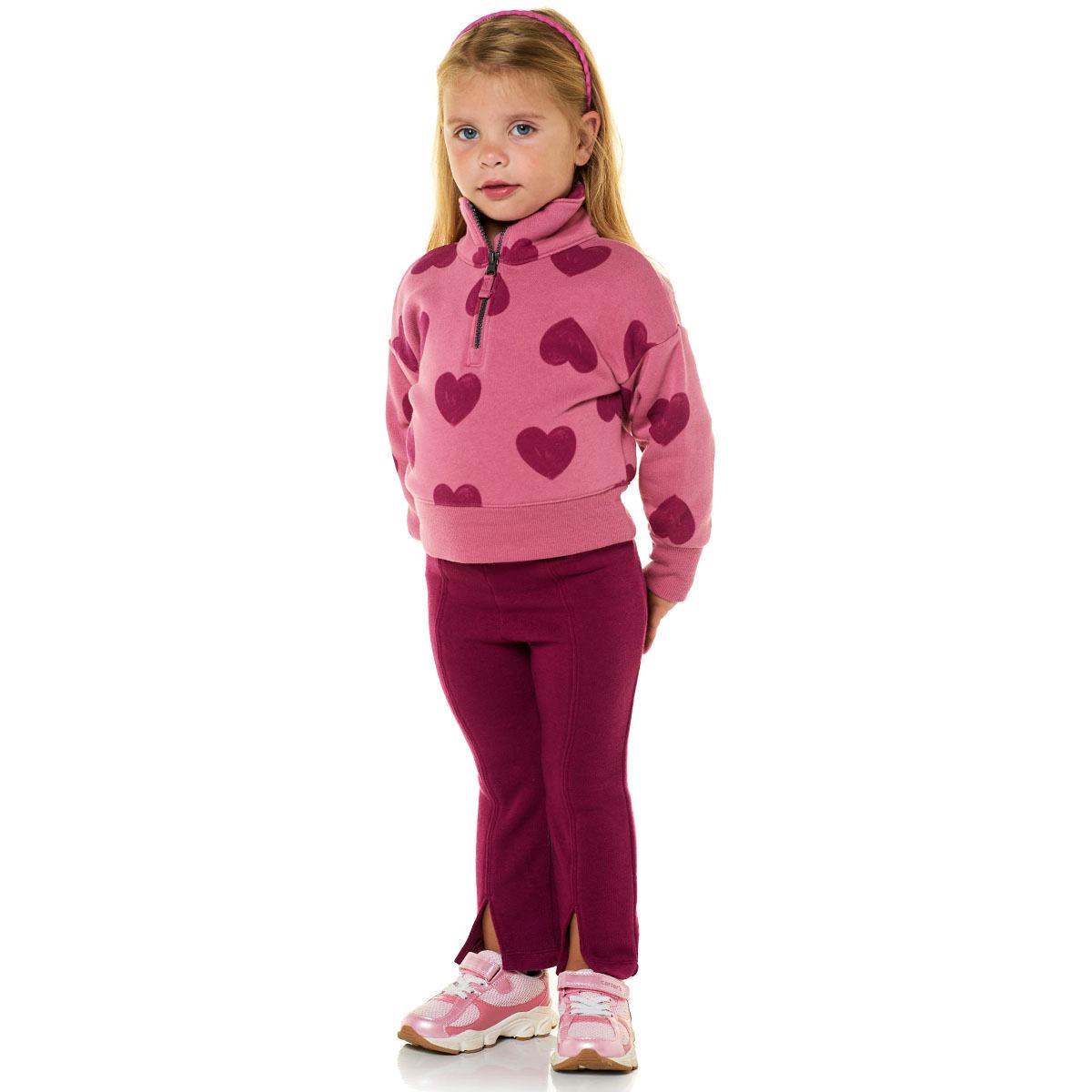 Click here for Toddler Girl Carters(R) 2pc. Heart Fleece Quarter... prices
