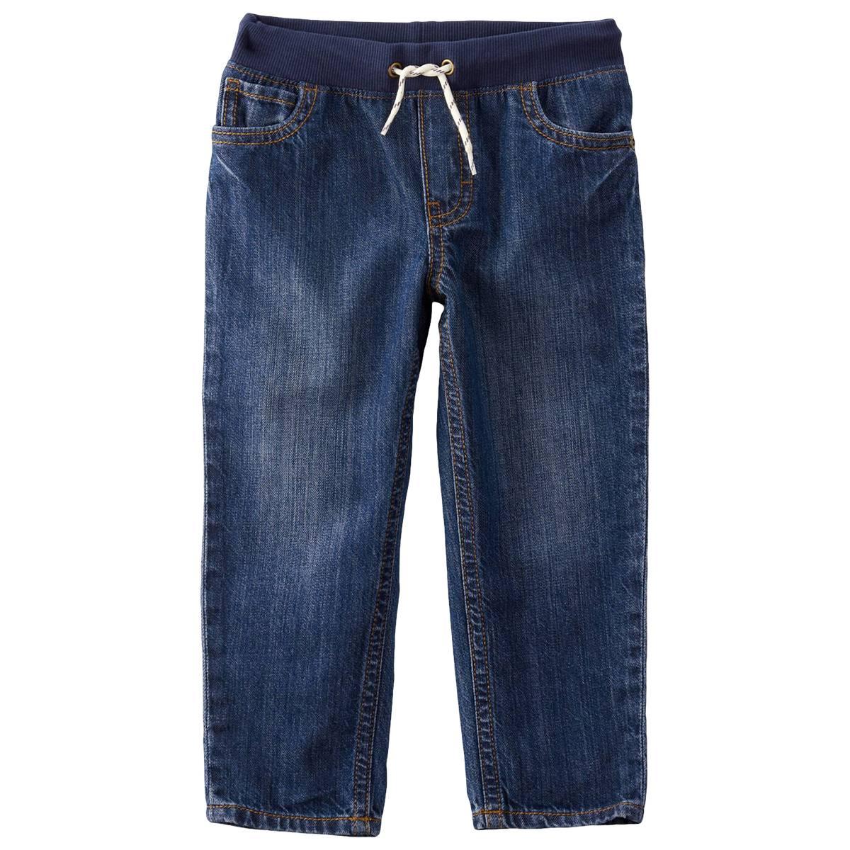 Click here for Toddler Boy Carters(R) Pull-On Drawstring Denim Pa... prices