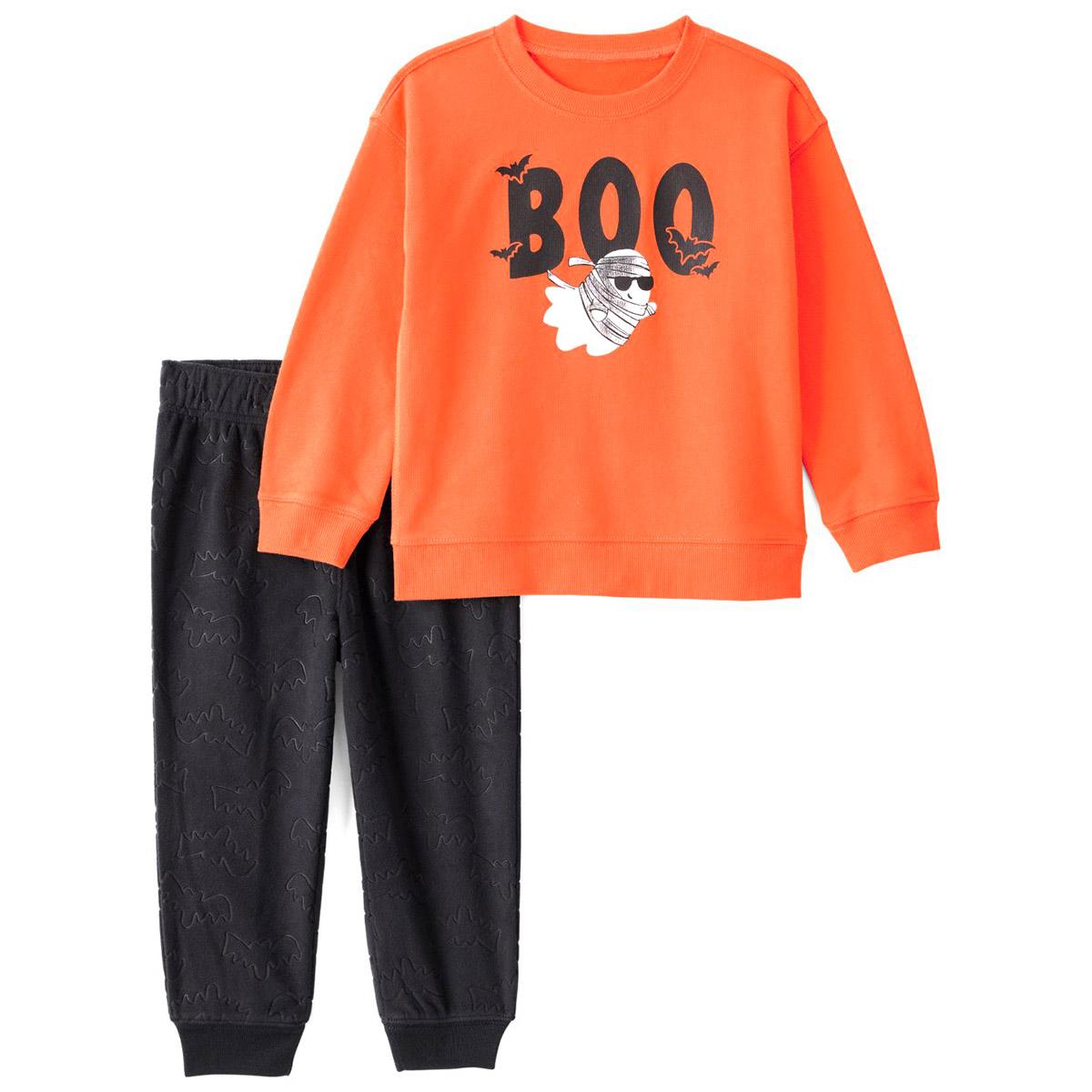 Click here for Toddler Boy Carters(R) Boo Ghost Top & Fleece Bat... prices