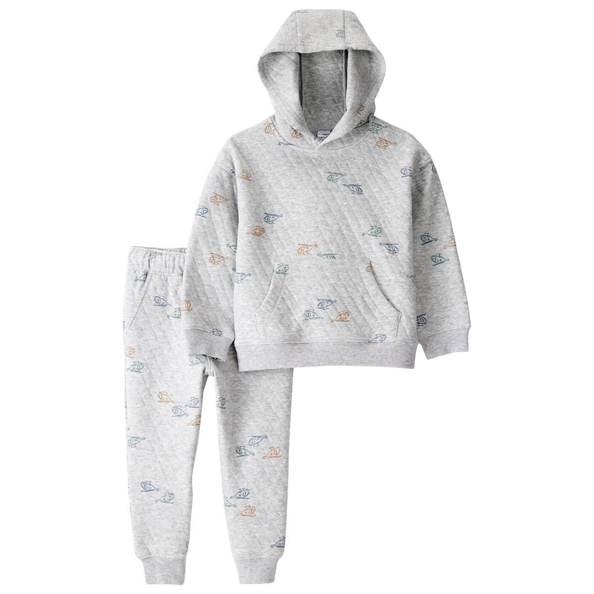 Click here for Toddler Boy Carters(R) Helicopter Quilted Hoodie &... prices