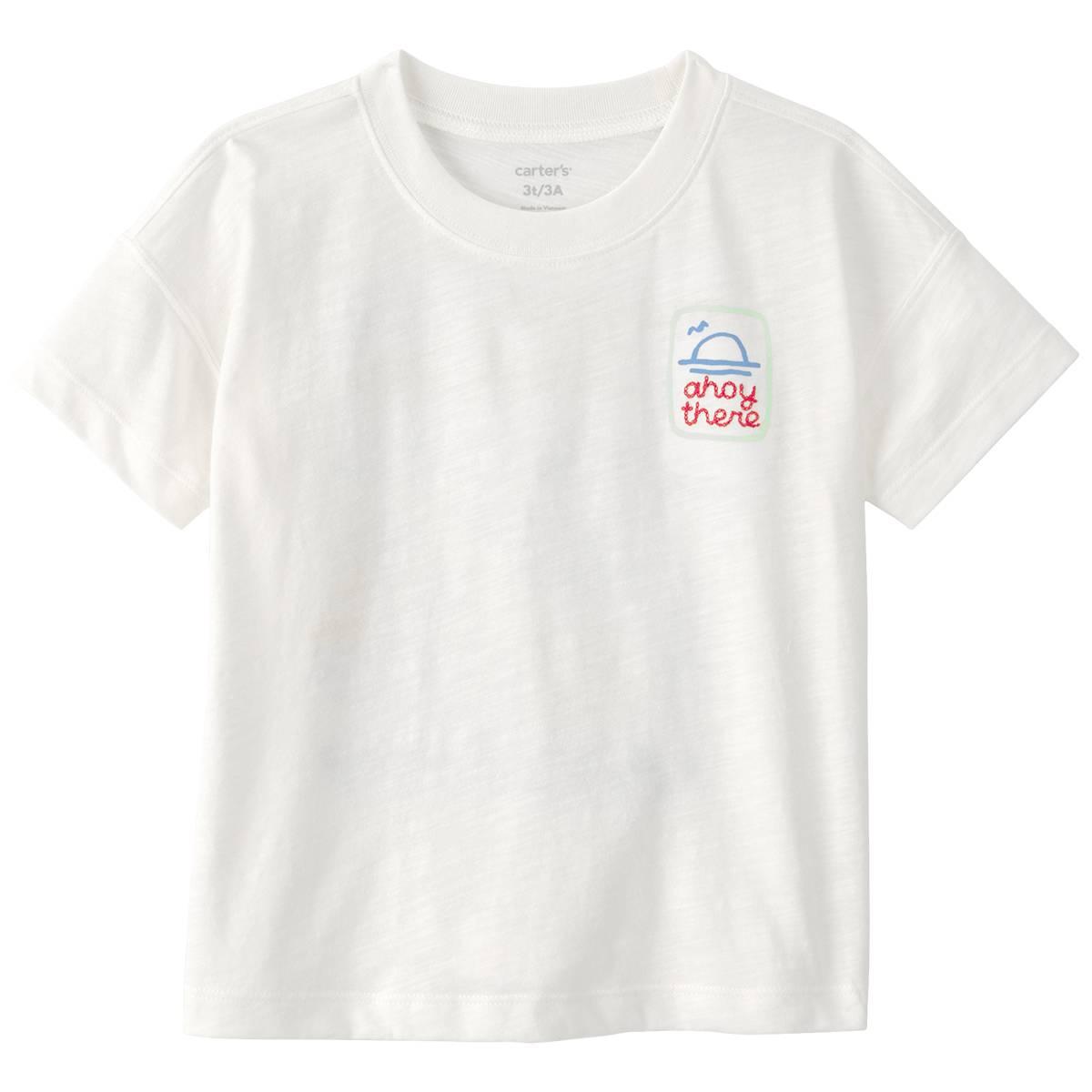 Click here for Toddler Boy Carters(R) Ahoy There Graphic Tee prices