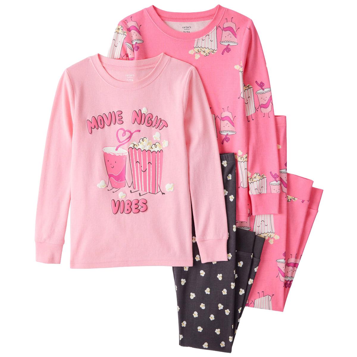 Click here for Girls Carters(R) 4pc. Popcorn Movie Night Snug Fit... prices