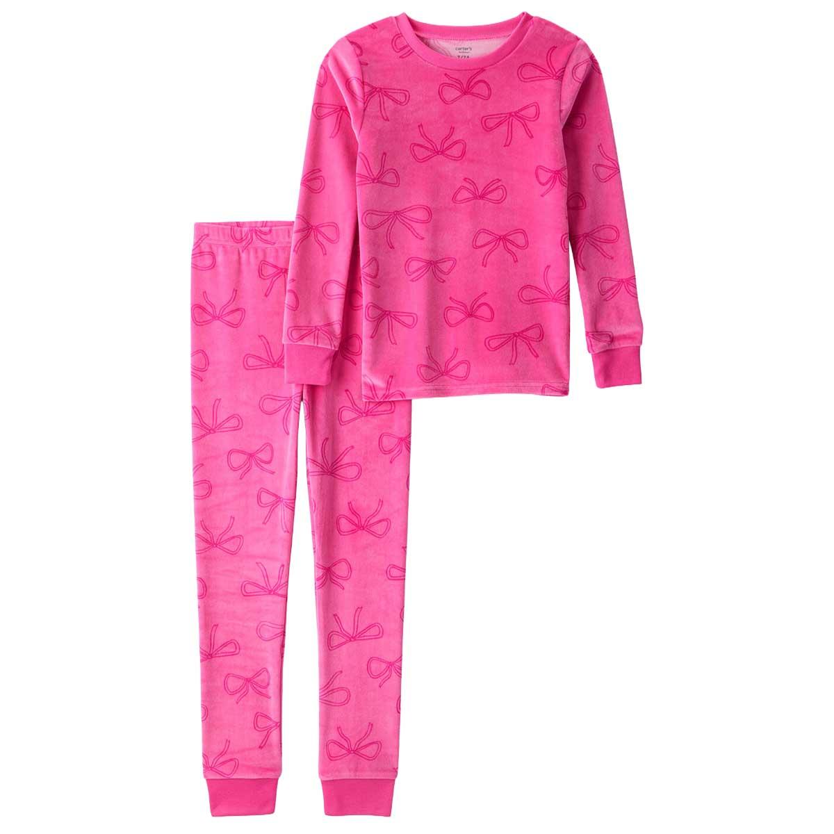 Click here for Girls Carters 2pc. Bow Velboa Pajama Set prices