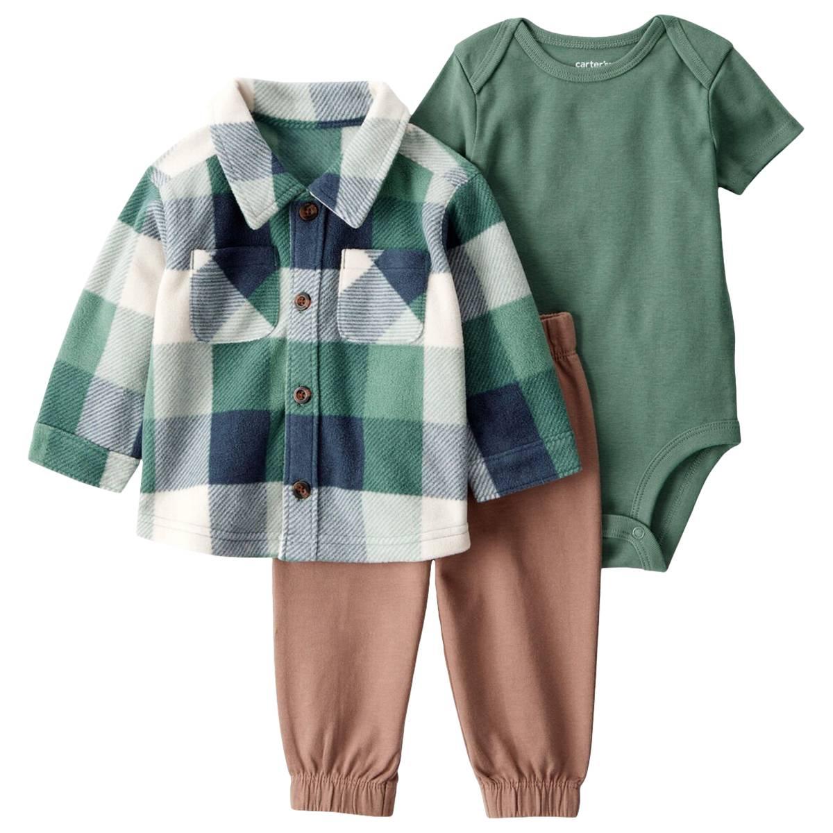 Click here for Baby Boy (3-24m) Carters(R) 3pc. Plaid Jacket Body... prices