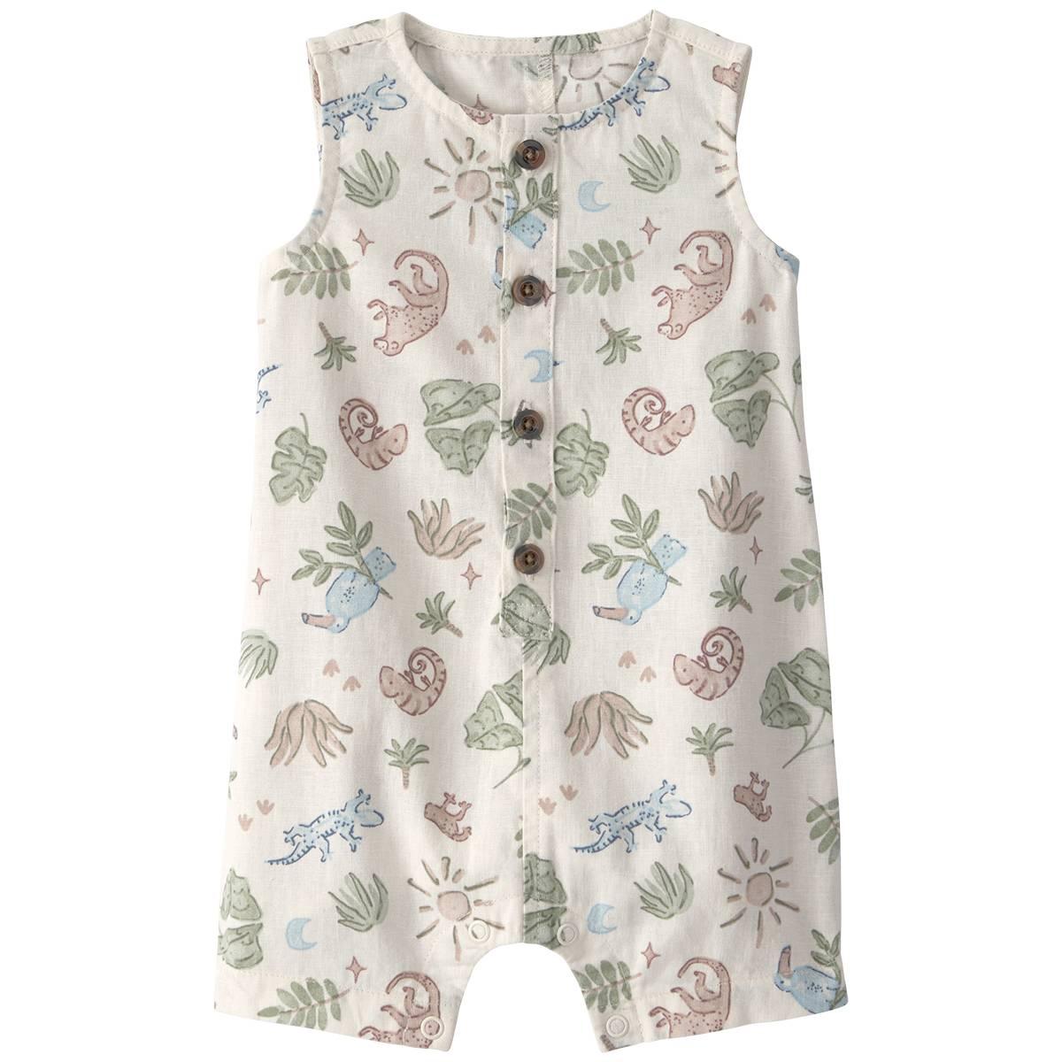 Click here for Baby Boy (3-24M) Carters Lizard/Bird Ss Rompers prices
