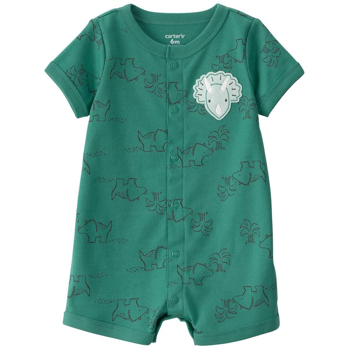 Click here for Baby Boy (3-24M) Carters(R) Dino Shorts Romper prices