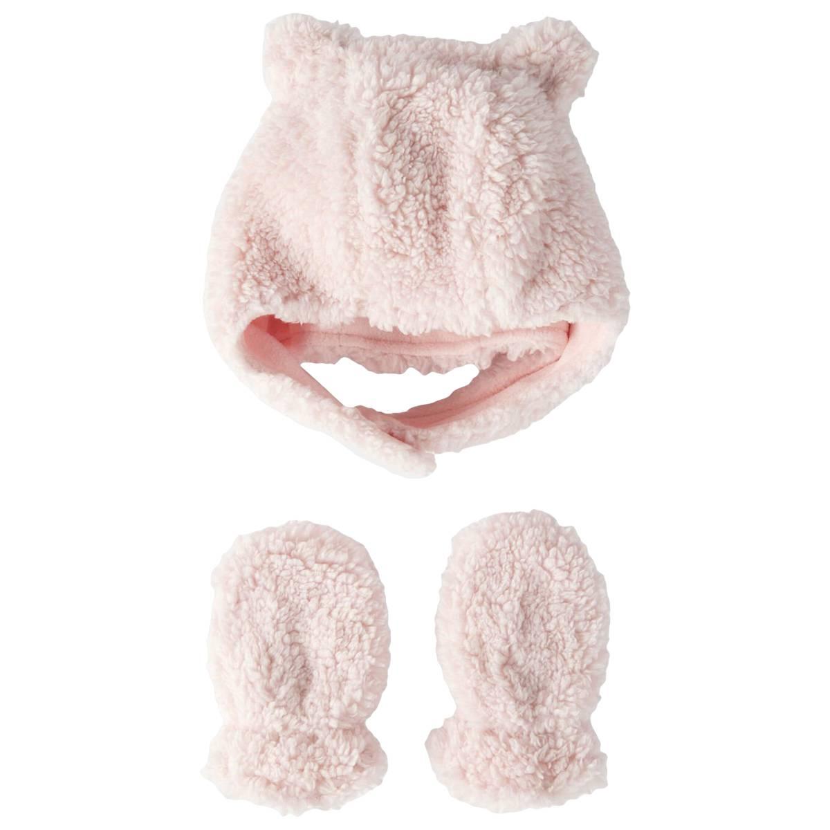 Click here for Baby Girl (NB-24M) Carters(R) Sherpa Winter Hat &... prices