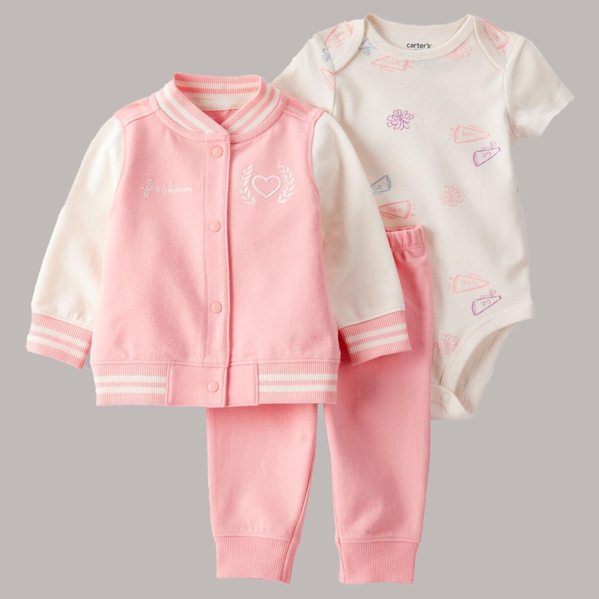 Click here for Baby Girl (3-24m) Carters(R) 3pc. Freshman Varsity... prices